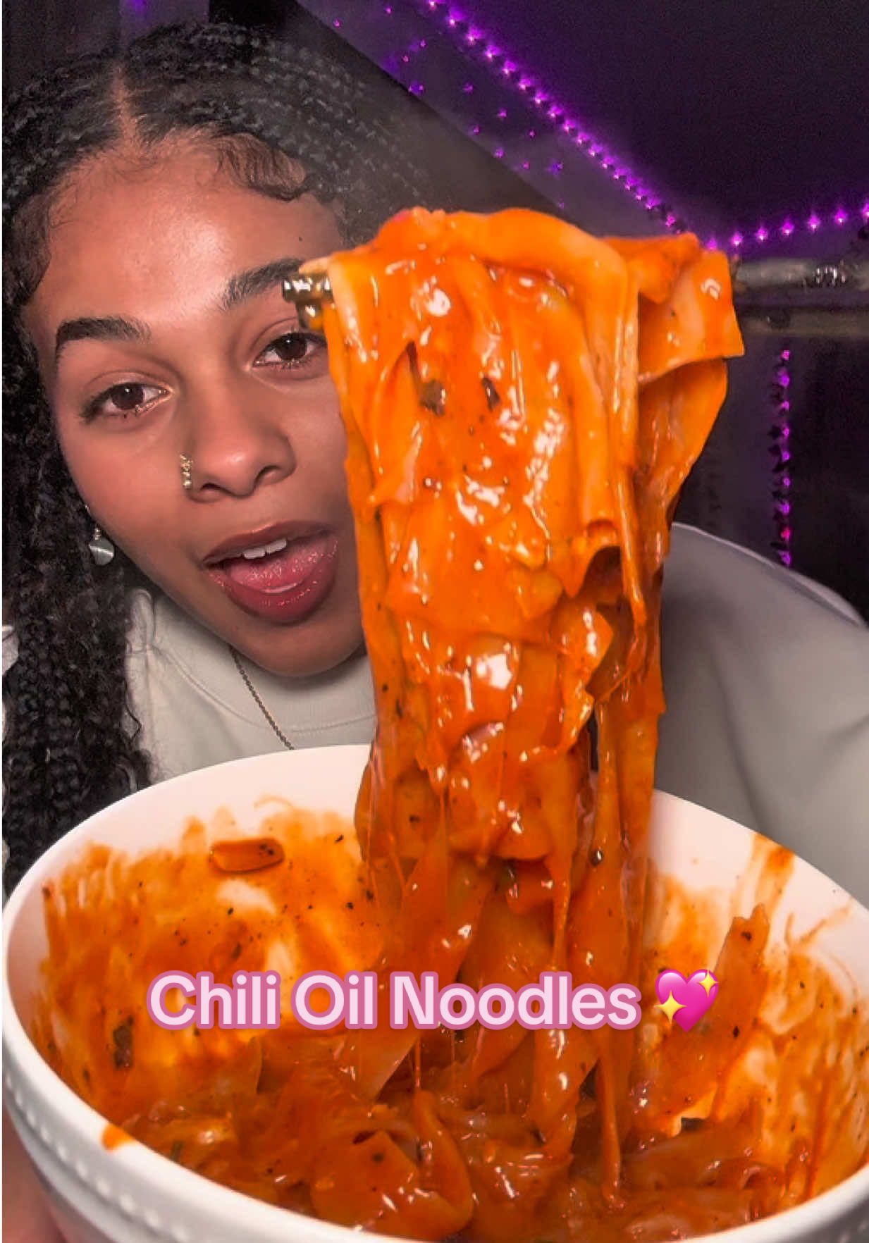 My favorite chili oil noodles! These are literally so good! Add a ...