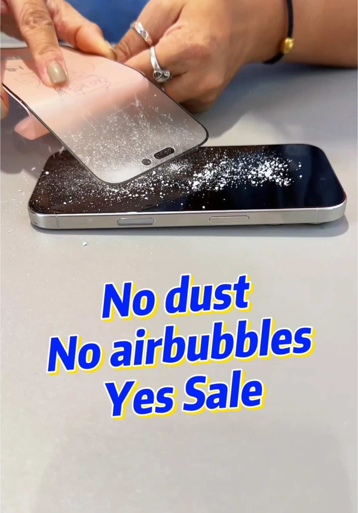 Dust under your screen protector? You probably picked the wrong one ...