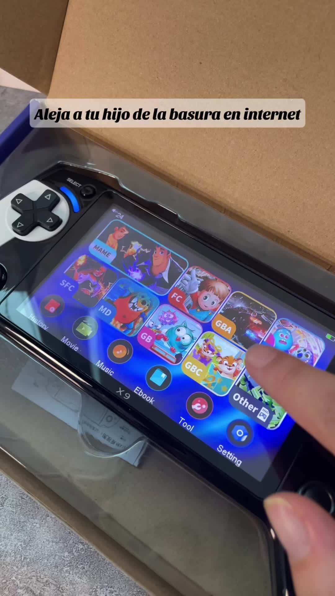 Juegos offline, buen regalo #retrogaming #gameconsole #handheld # ...