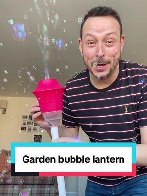 This Bubble Machine creates a mesmerizing stream of bubbles, perfect ...