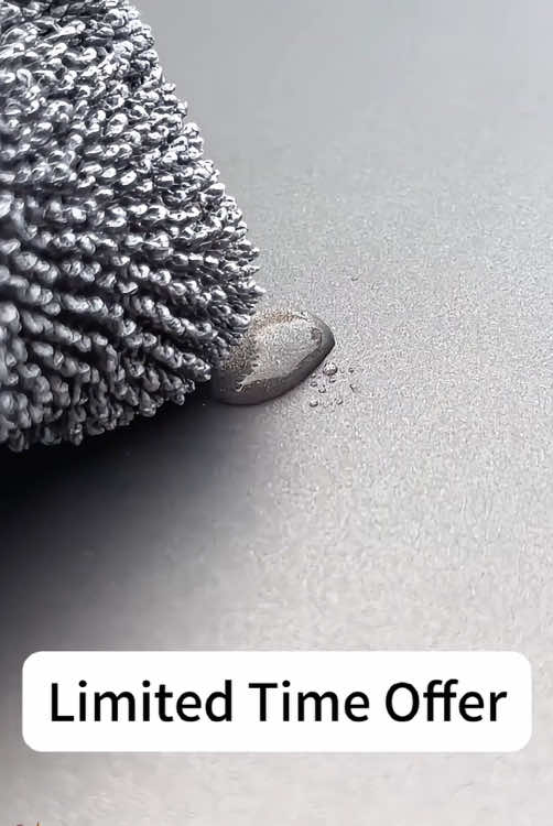 What kind of magical rag is this? There is not even a water mark left ...