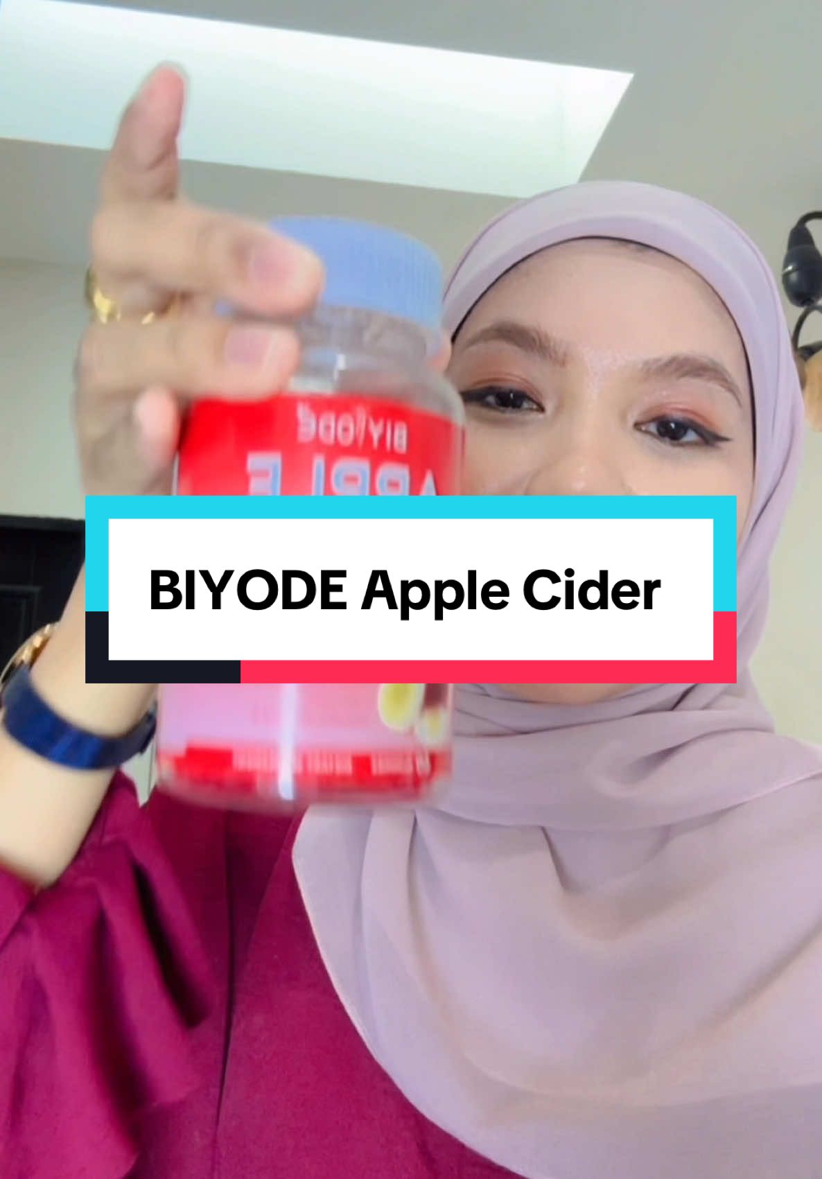 Replying to @wanshalasiah #biyode #applecider memang best kan #cleangut 丨TikTok Video ...