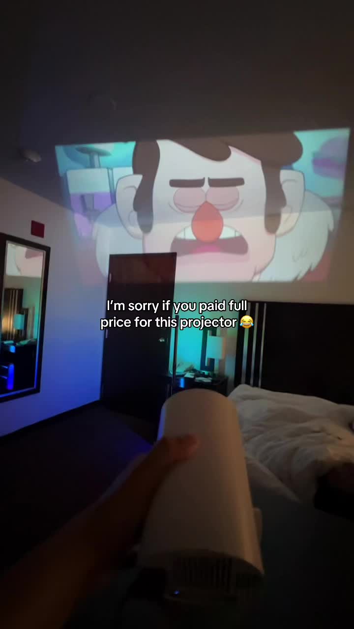 Watch your favorite movies and tv shows on a projector 💕 #fypシ゚viral # ...