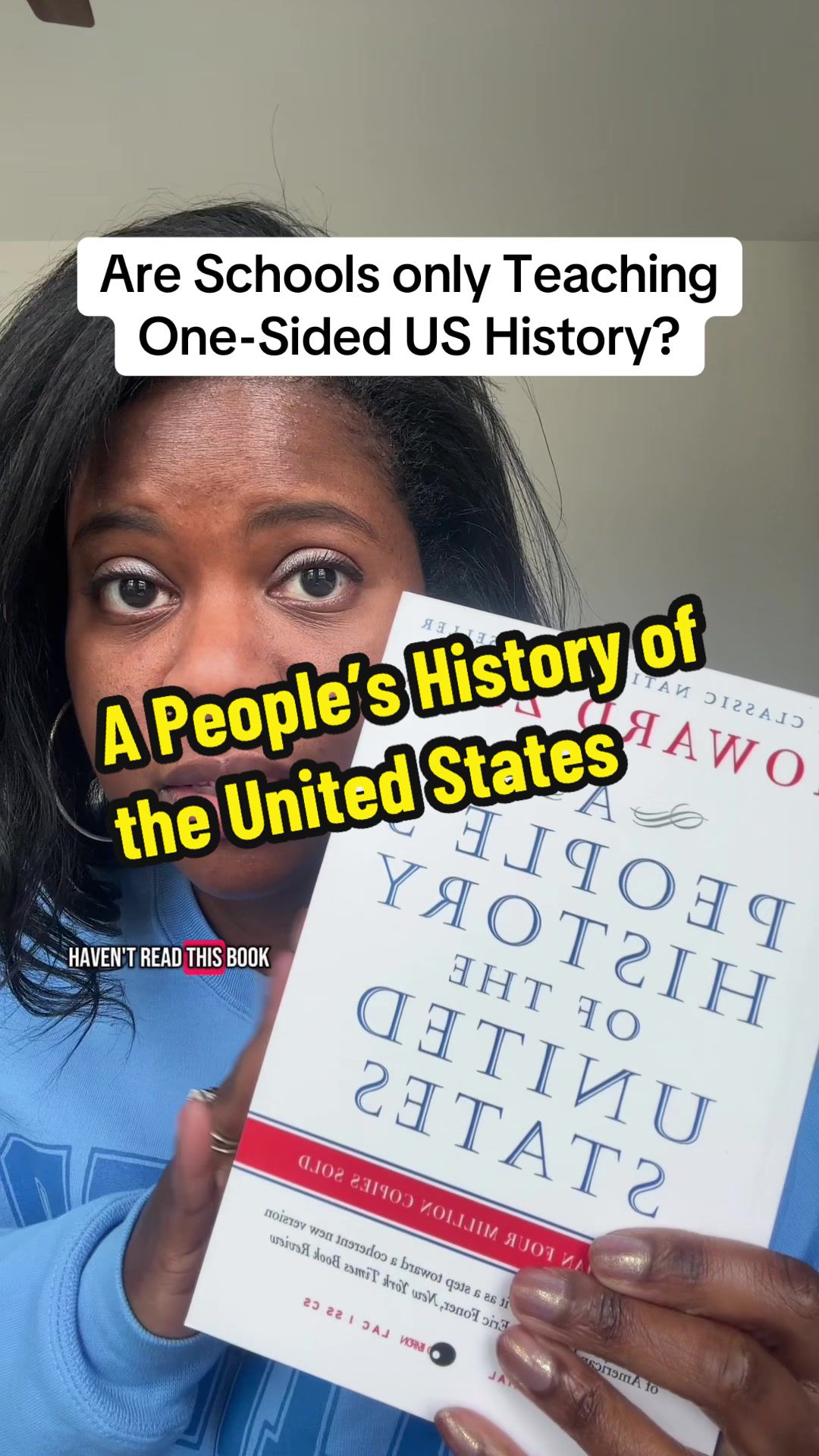 A People’s History of the United States book. #historybook #truehistory ...