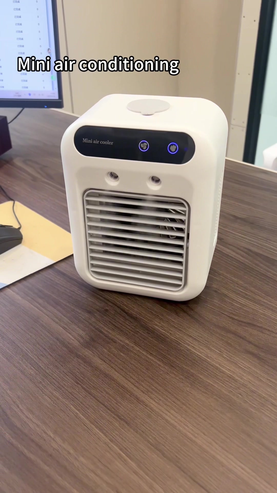 This USB rechargeable mini air conditioner fan is the real deal - dual ...