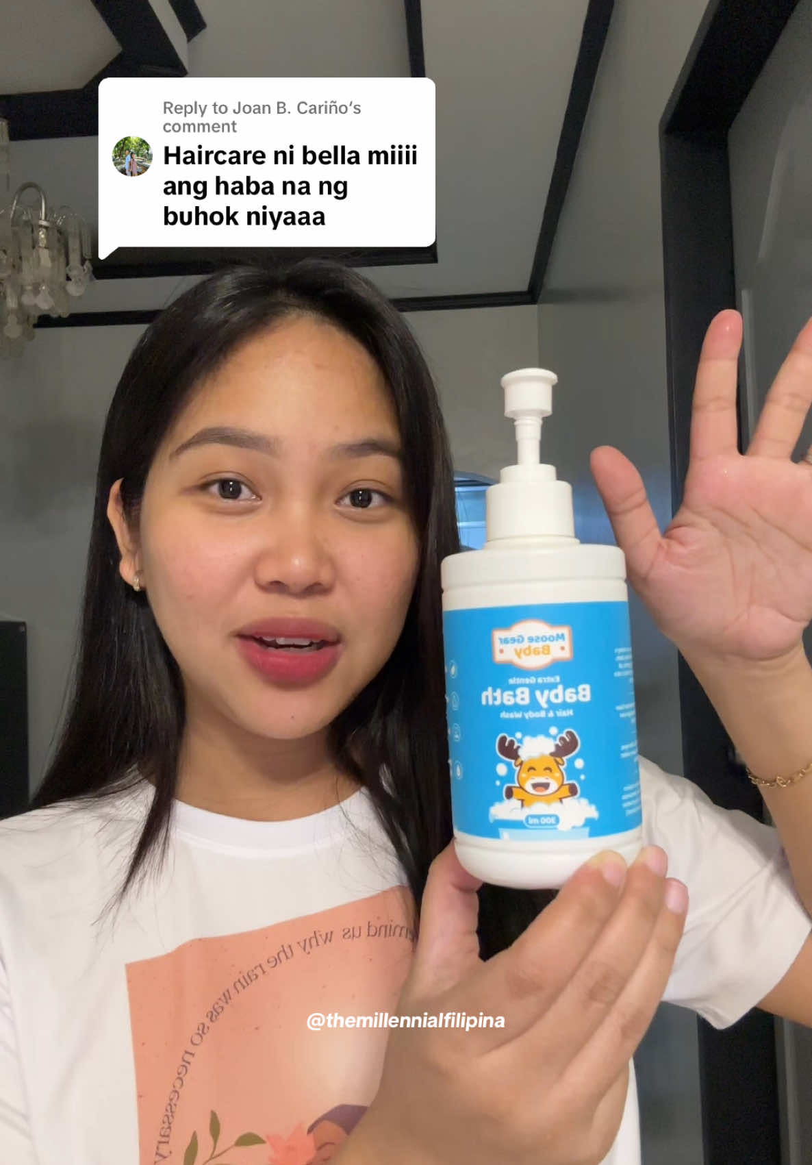 Replying to @Joan B. Cariño shampoo, ligo at suklay lang mi. Sharing na ...