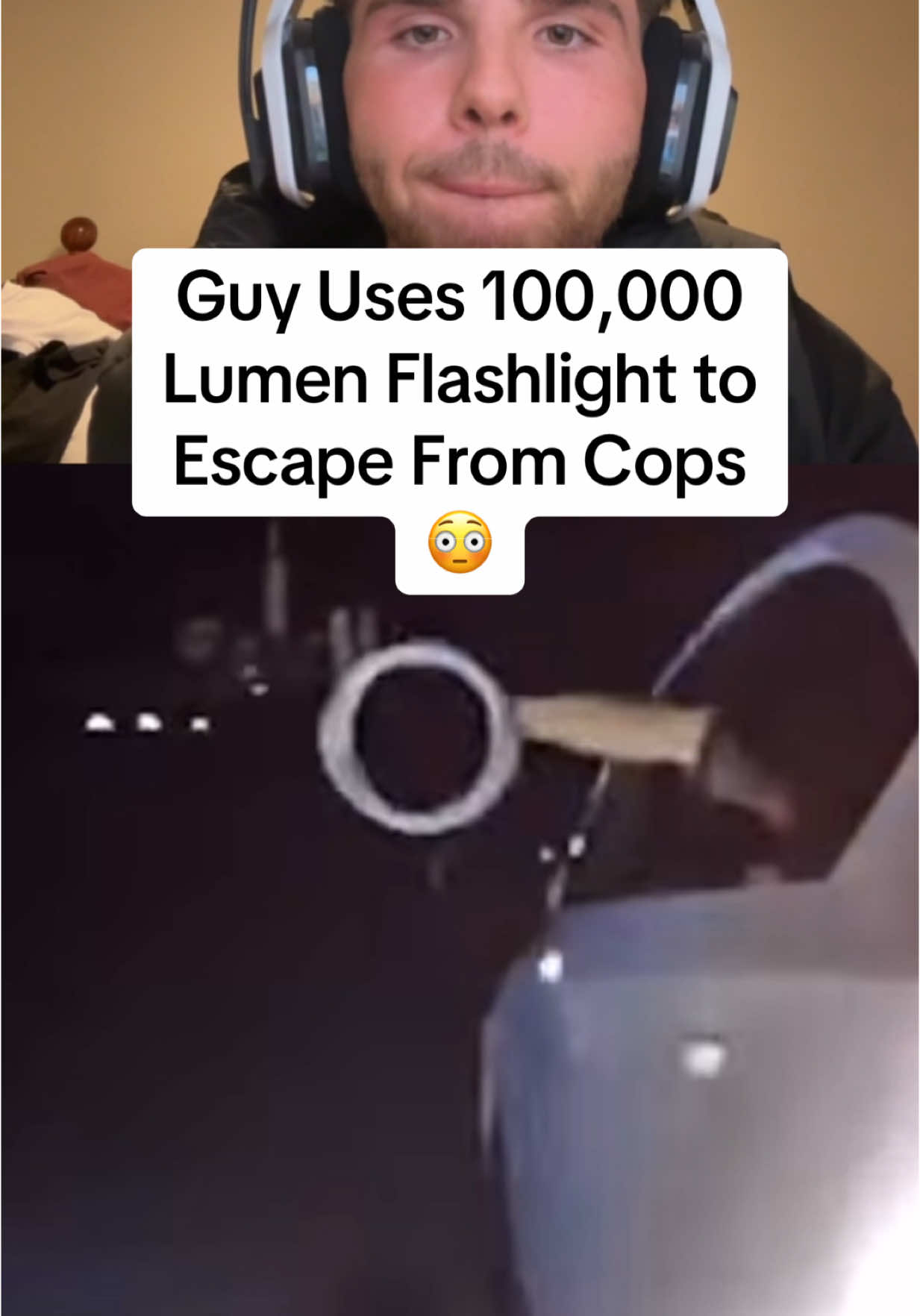 This is crazy!! How did he get away 😳 #lumenflashlight #flashlight #cops #carchase #car 丨TikTok ...