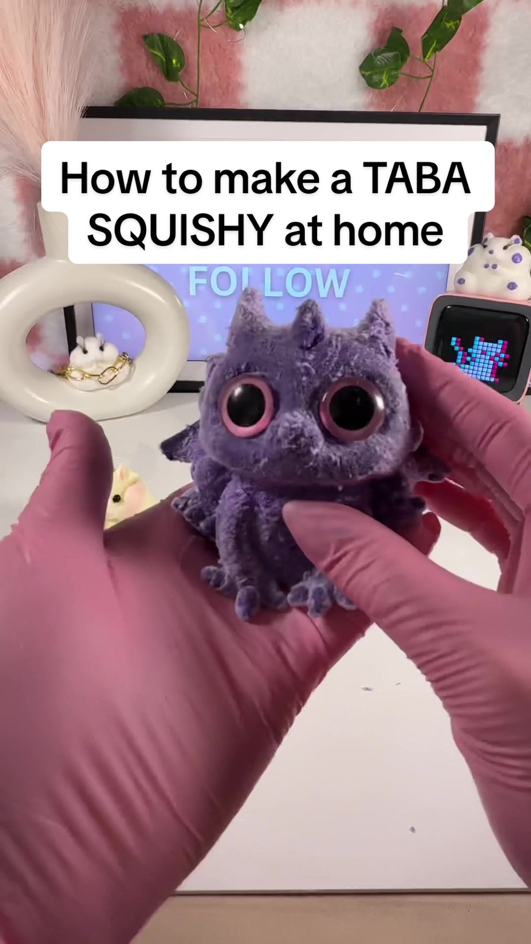 How to make a Taba squishy at home. Taba squishy tutorial. Make a real ...