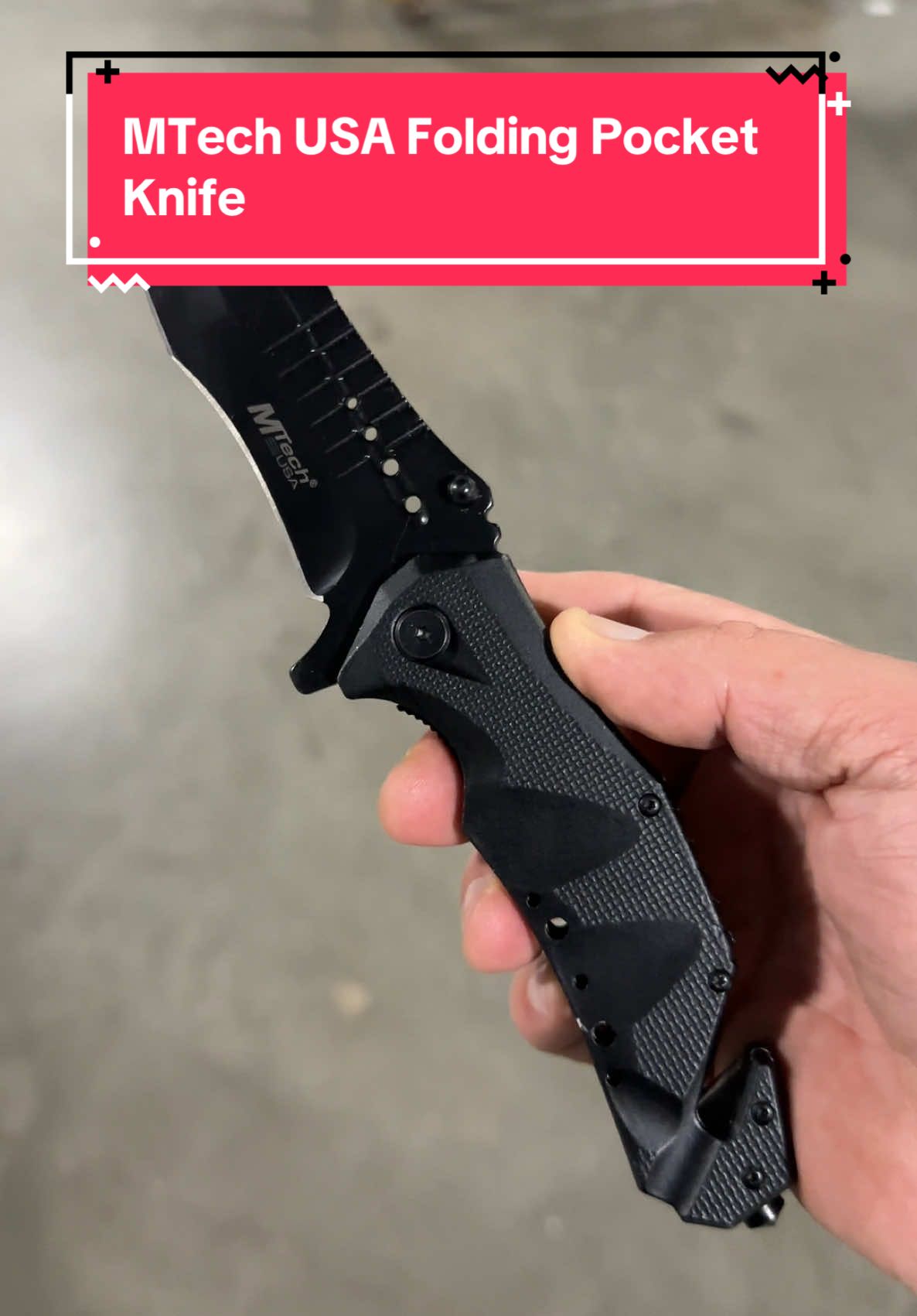 MTech USA Folding Pocket Knife #knife #knives #pocketknife丨TikTok Video Performance | FastMoss