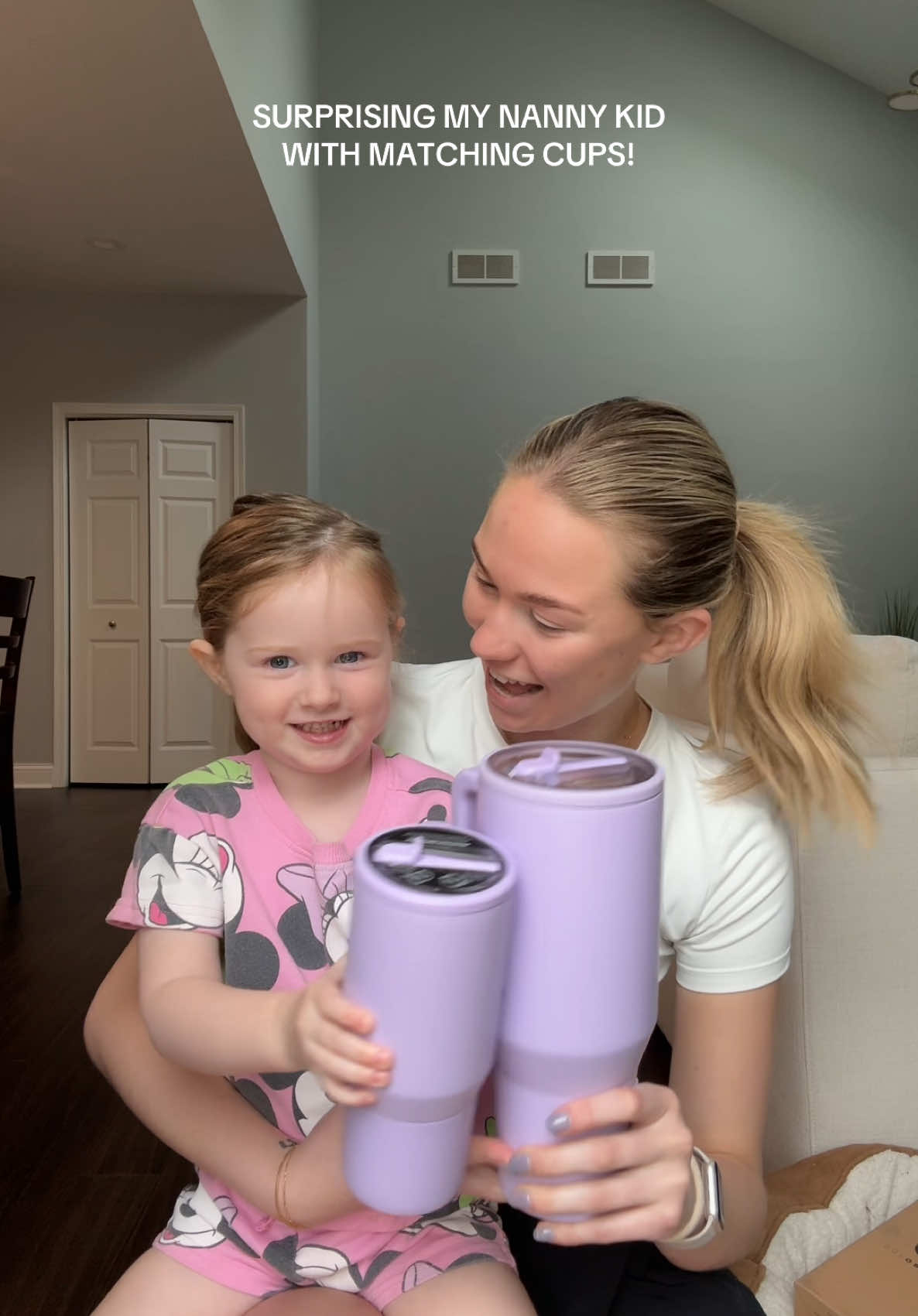 Love love love these cups and how excited she gets over the little ...