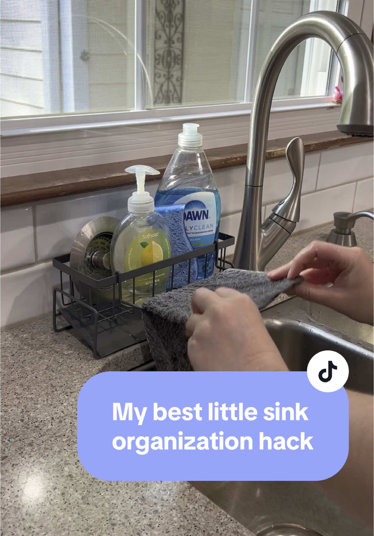 The best little kitchen sink hack! #kitchengadgets #kitchenhacks #kitchensink # ...