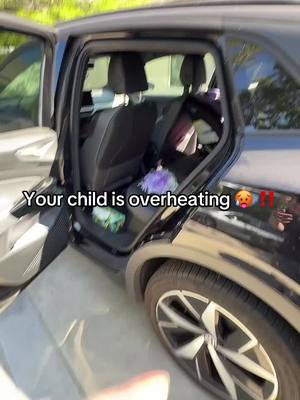 Your kid is overheating in the back of the car!! #carseatfan # ...