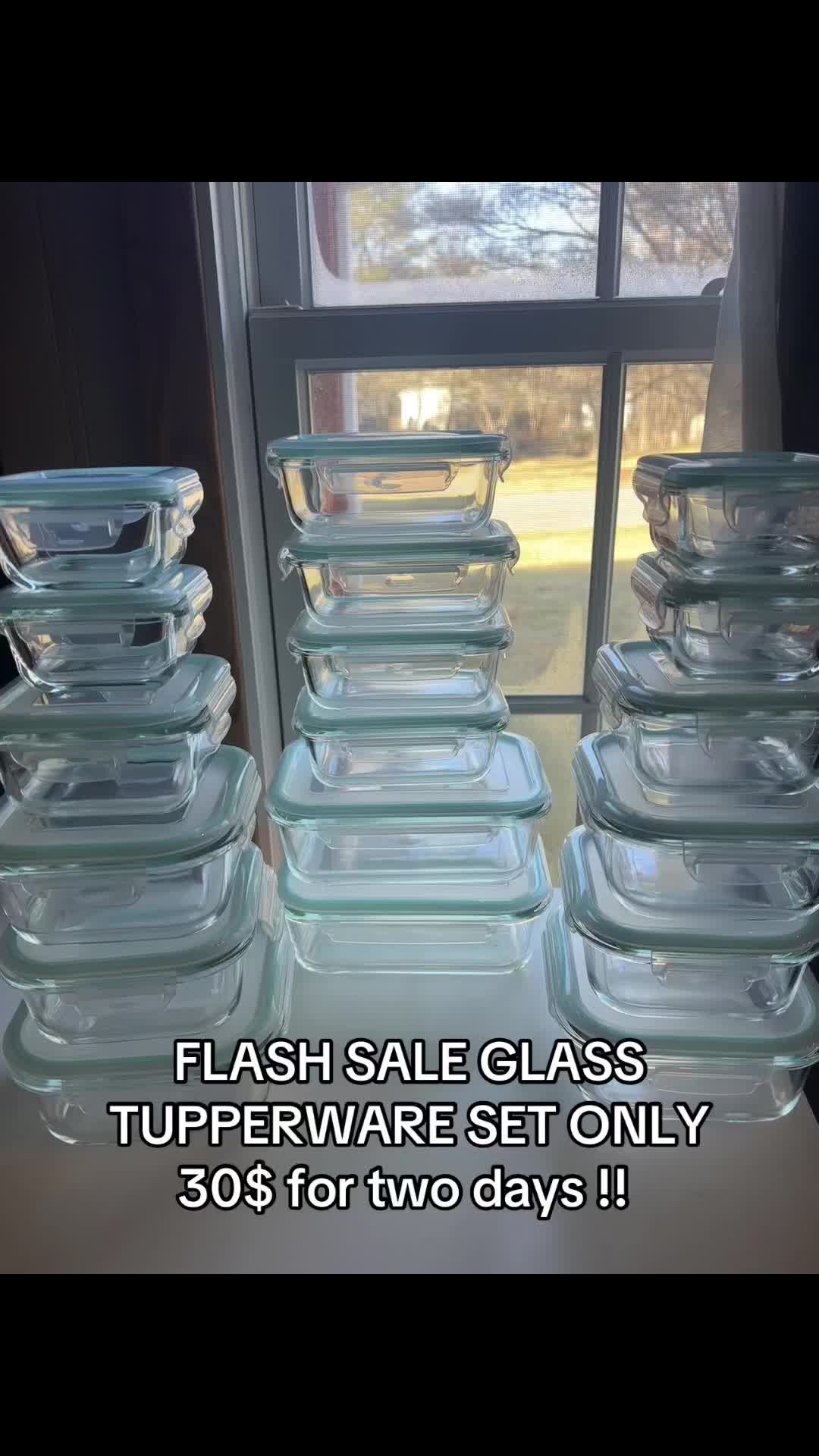 Run and grab this glass Tupperware swt while its on flash sale!! # ...