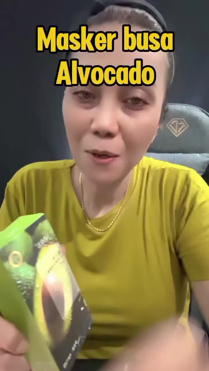 MASKER BUSA ALVOCADO SIMPLE PEMAKAIAN NYA CUKUP DIOLES KE WAJAH LALU ...