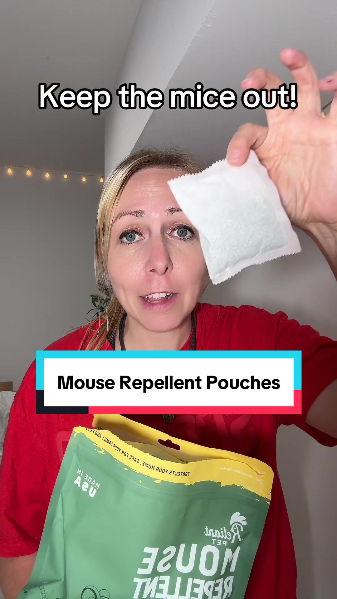 These mouse repellent pouches contain cinnamon and peppermint - just place these where mouse ...