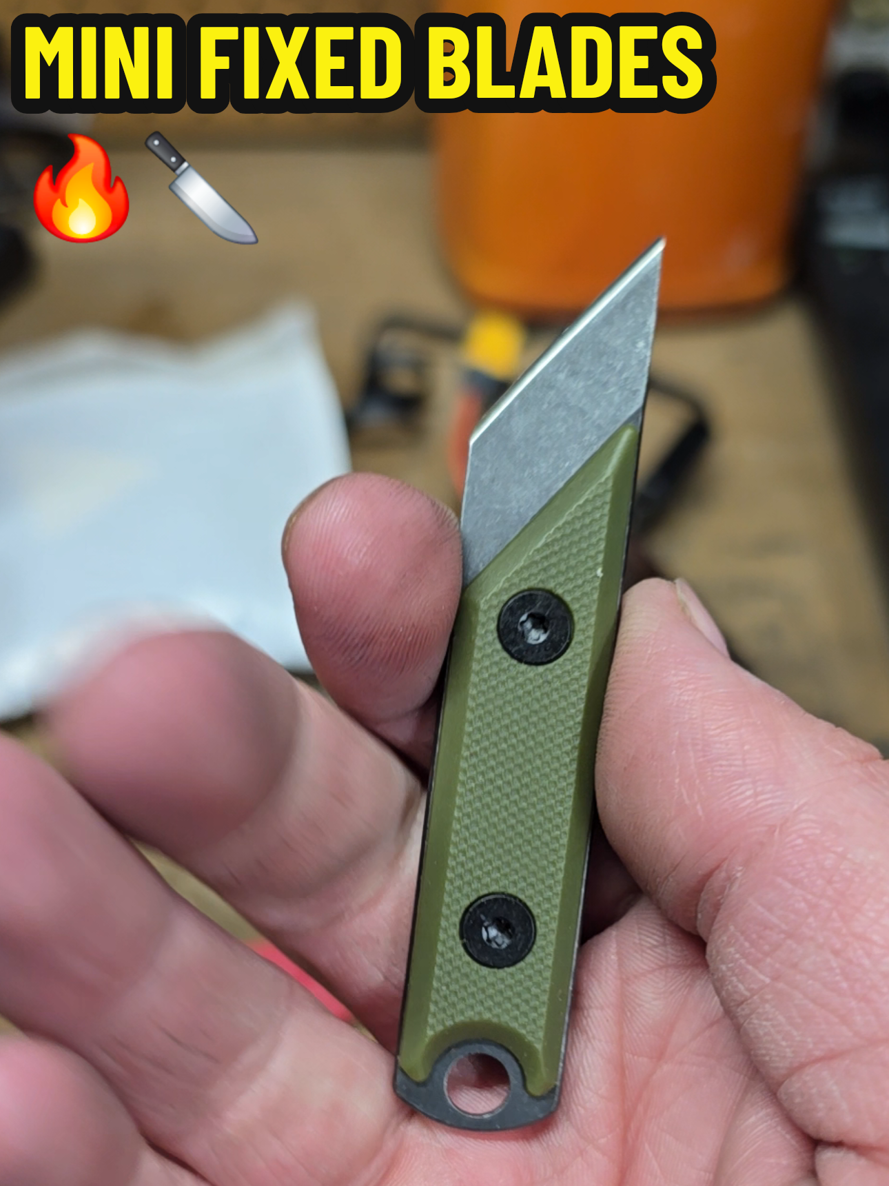 these mini blades are sick 🔪🔥 #everydaycarry #miniblade #outdoorsman # ...